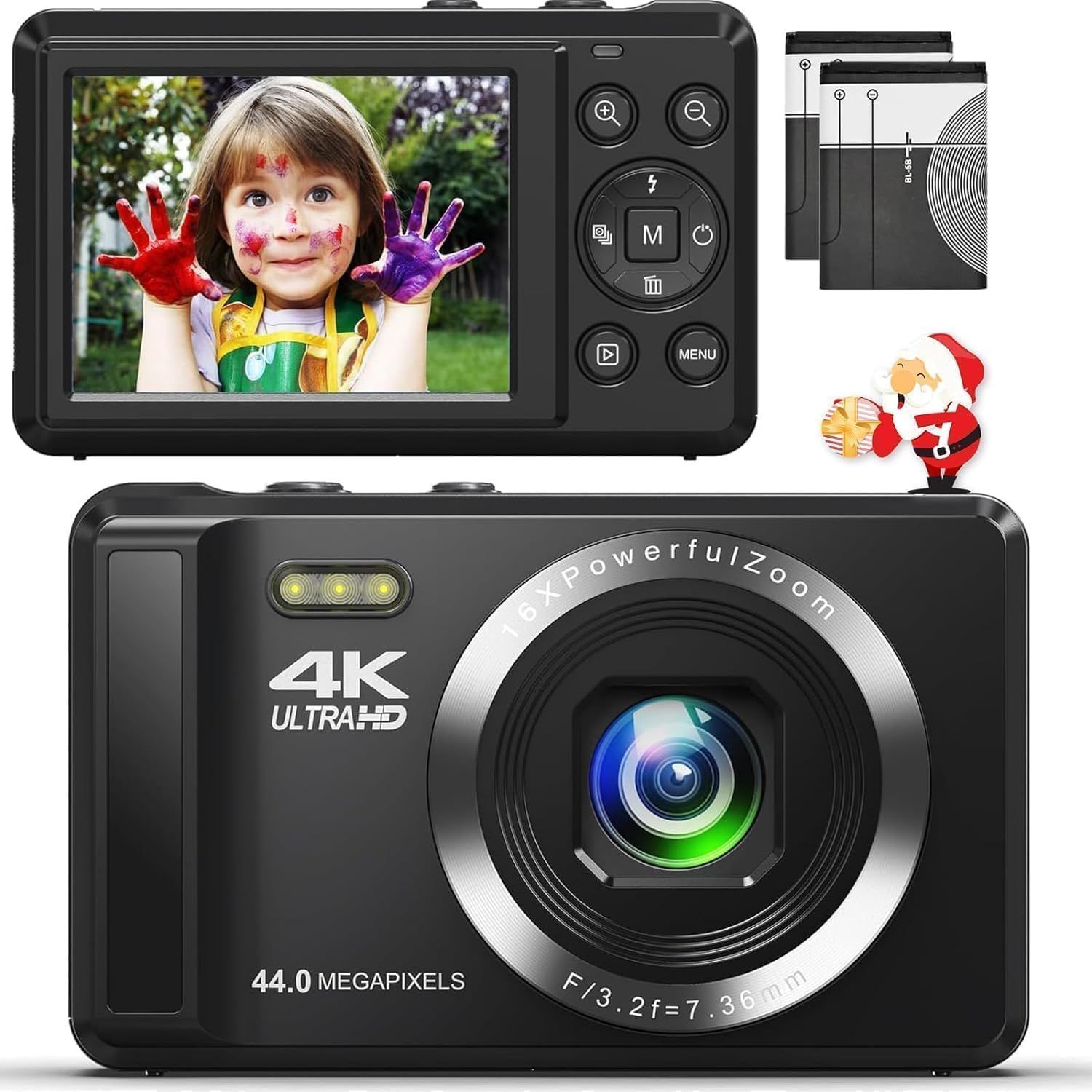 【美品】デジタルカメラ ブラック A0124 0604ML005 0120240527101887 - メルカリ