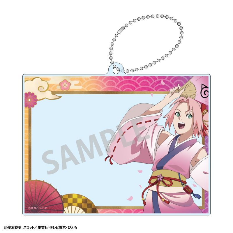 【新品・公式】NARUTO フォトフレームキーホルダー 春野サクラ 舞踊 公式グッズ colleize コレイズ - メルカリ