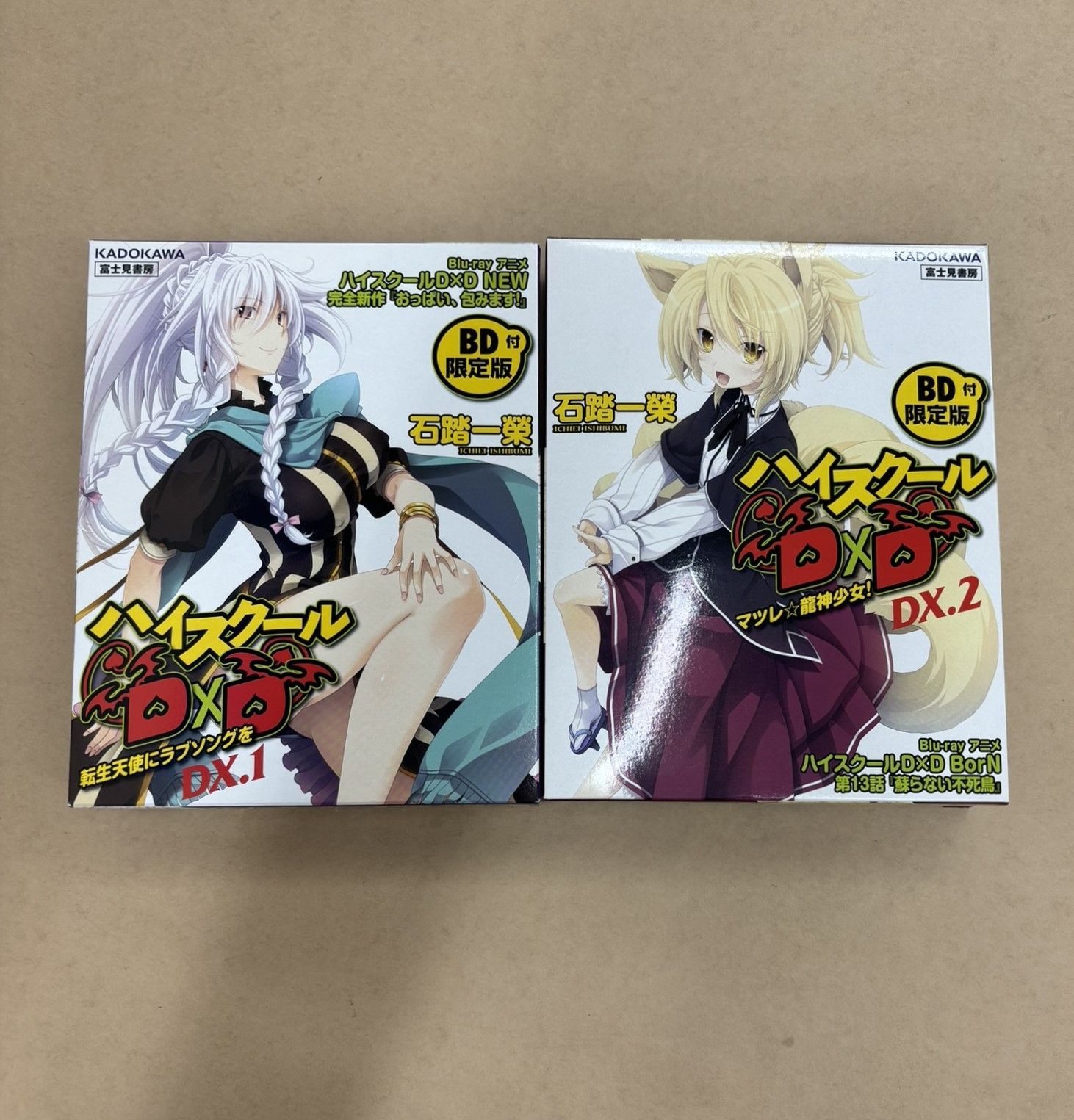 ハイスクールD×D DX.1 ＆DX.2 BD付限定版 セット 石踏一榮 イラスト みやま零【M1351-003】 - メルカリ