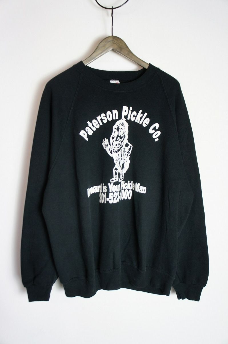 希少 80s 90s JERZEES ジャージーズ USA製 PATERSON PICKLE CO スウェットトレーナー ビンテージ ...