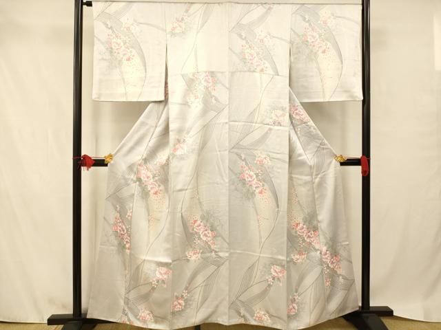 平和屋着物□上質な紬 霞文 暈し染め 正絹 逸品 AAAY1427gw