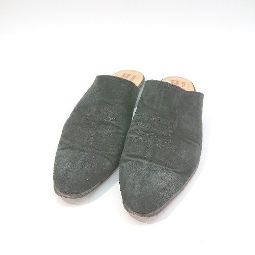 CHAMULA チャムラ ステッチ スエード調 スリッポン サイズ23 ブラック レディース E 【1303290018151】 - メルカリ