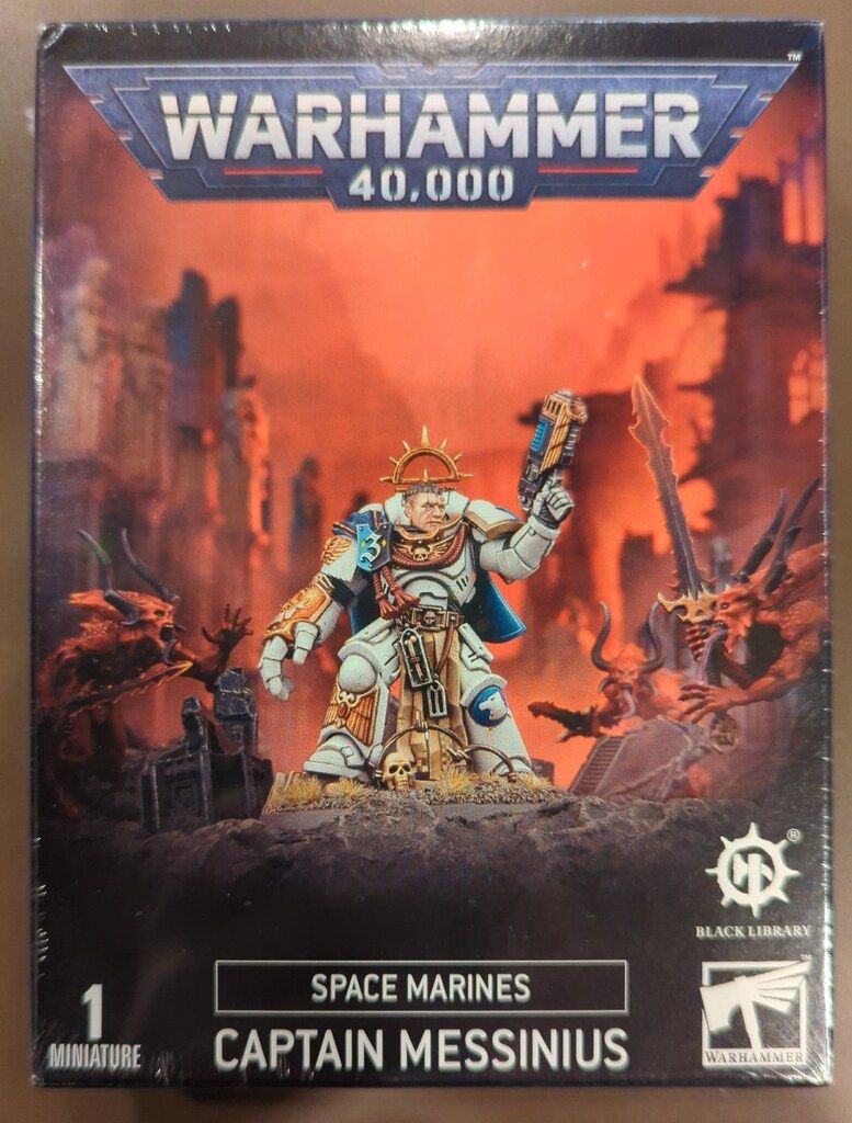 GAMES WORKSHOP WARHAMMER40000 SPACE MARINES Captain Messinius - メルカリ