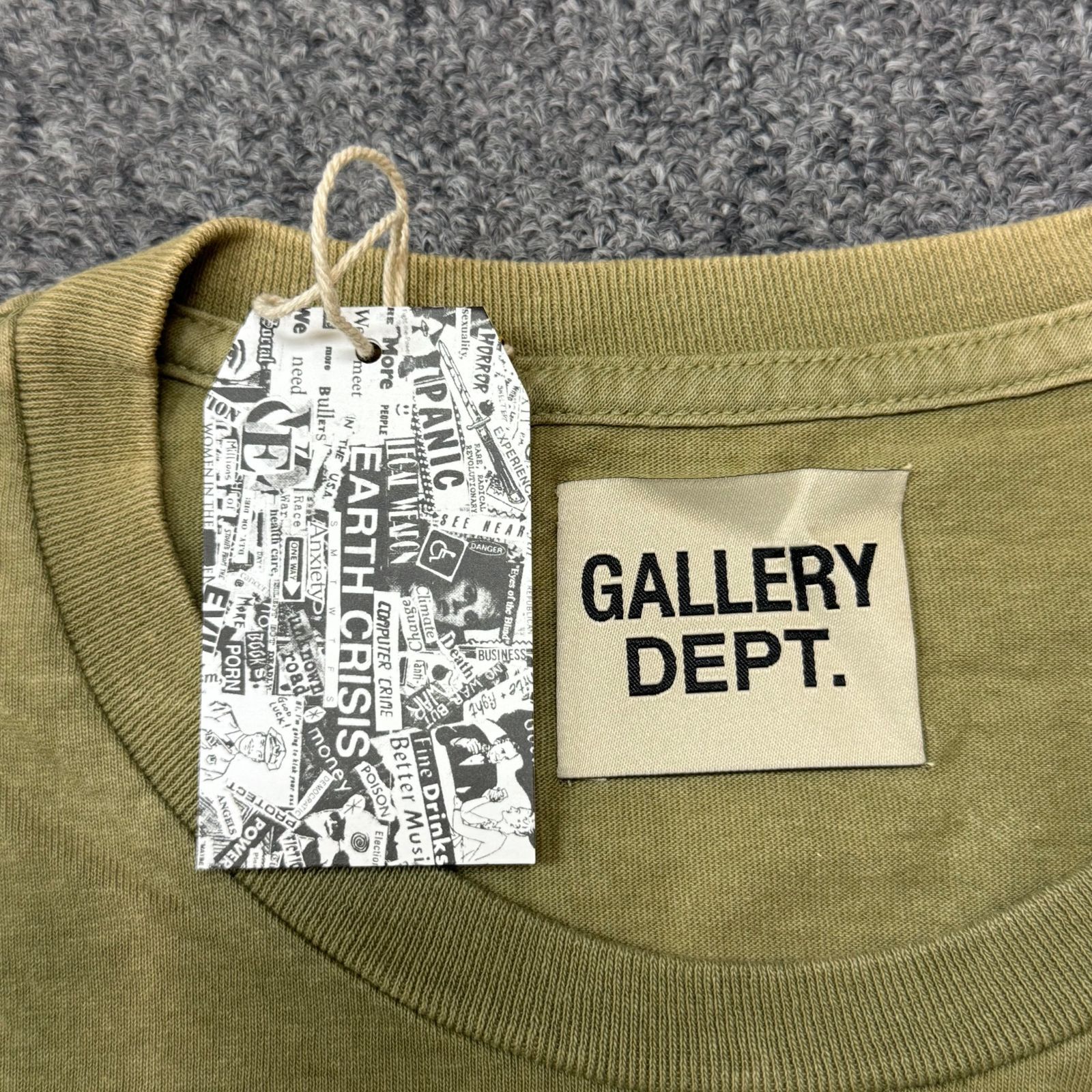 ギャラリーデプト GALLERY DEPT FLS-60056 ロゴプリント長袖カットソー