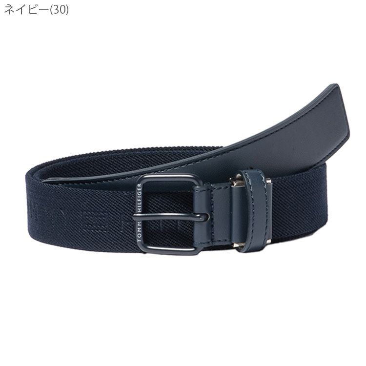 トミーヒルフィガー ゴルフ ベルト メンズ レディース ゴム バックル