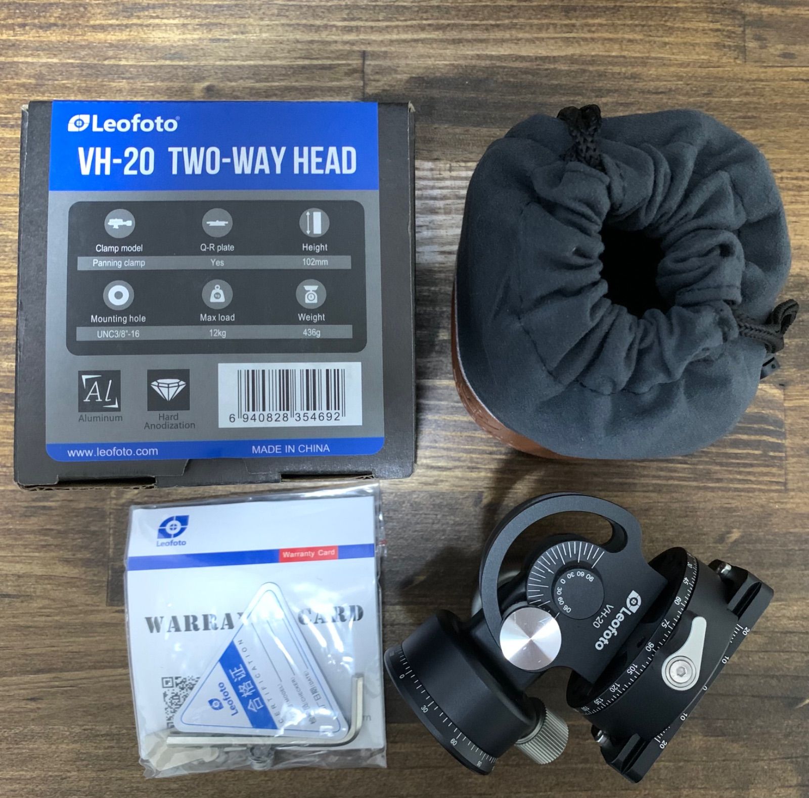 Leofoto 2way雲台 VH-20+QP-70 一脚用プレートアルカスイス - Leofoto Tokyo - メルカリ