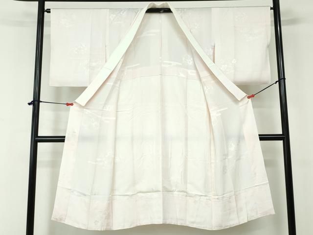 平和屋着物□振袖用長襦袢 無双仕立て 草花地文 暈し染め 正絹