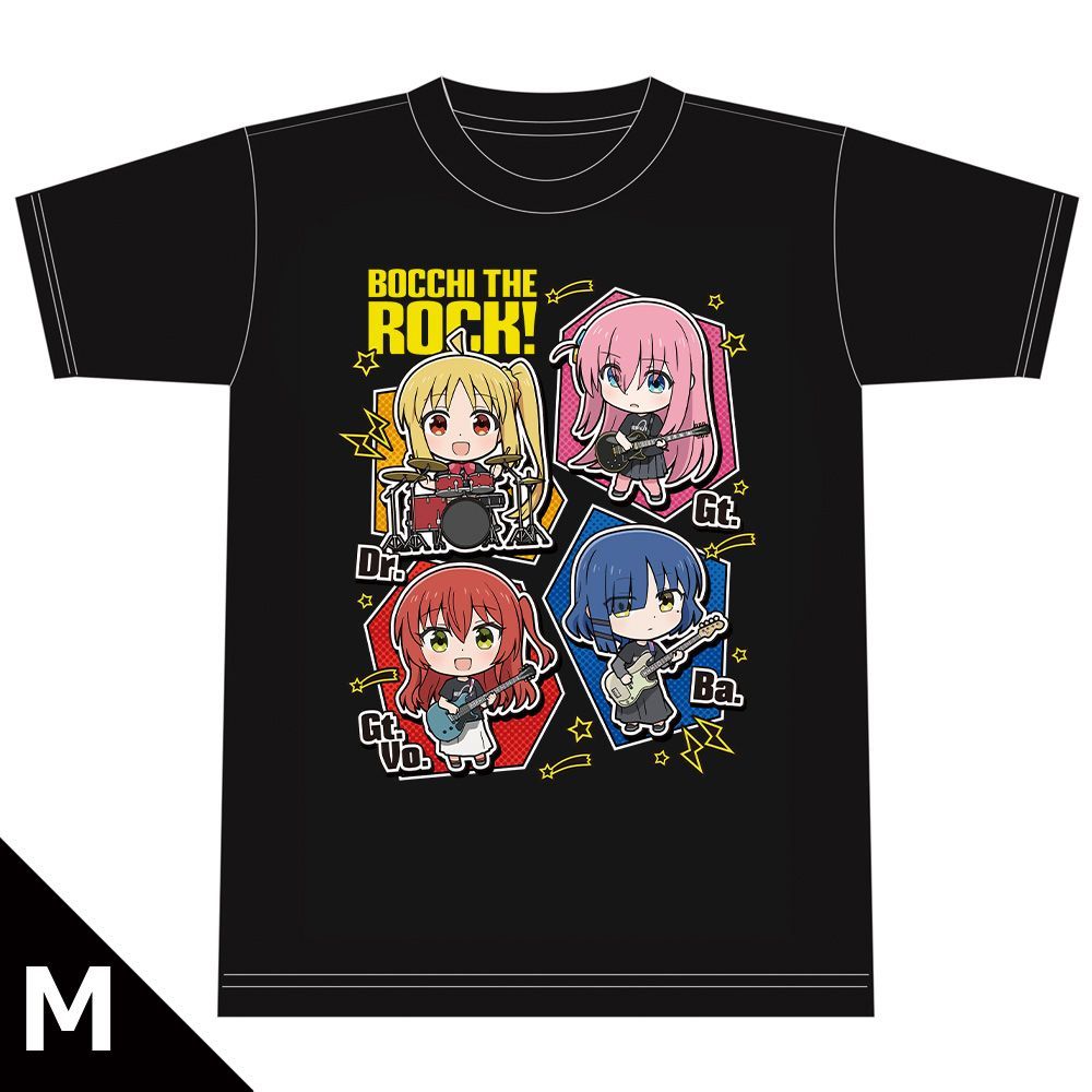 【新品/公式】ぼっち・ざ・ろっく! Mサイズ TシャツD[バンドTシャツver.] 公式グッズ colleize コレイズ - メルカリ