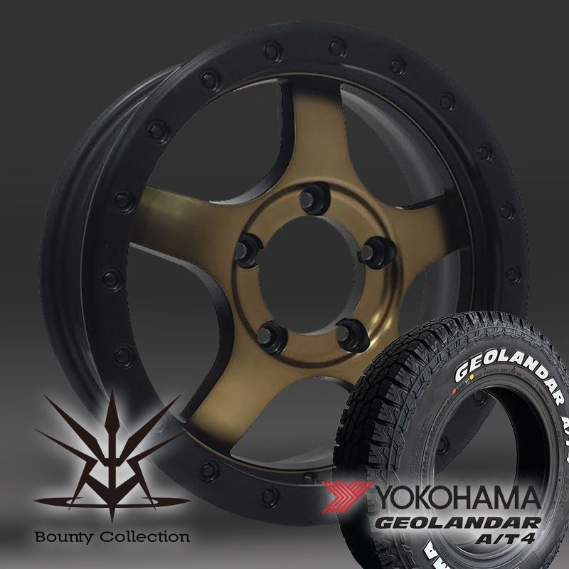 新品 4本セット ジムニー JB23 JB64 ヨコハマ ジオランダー AT4 185/85R16 ホワイトレター 16インチ Bounty Collection BDX05 - メルカリ