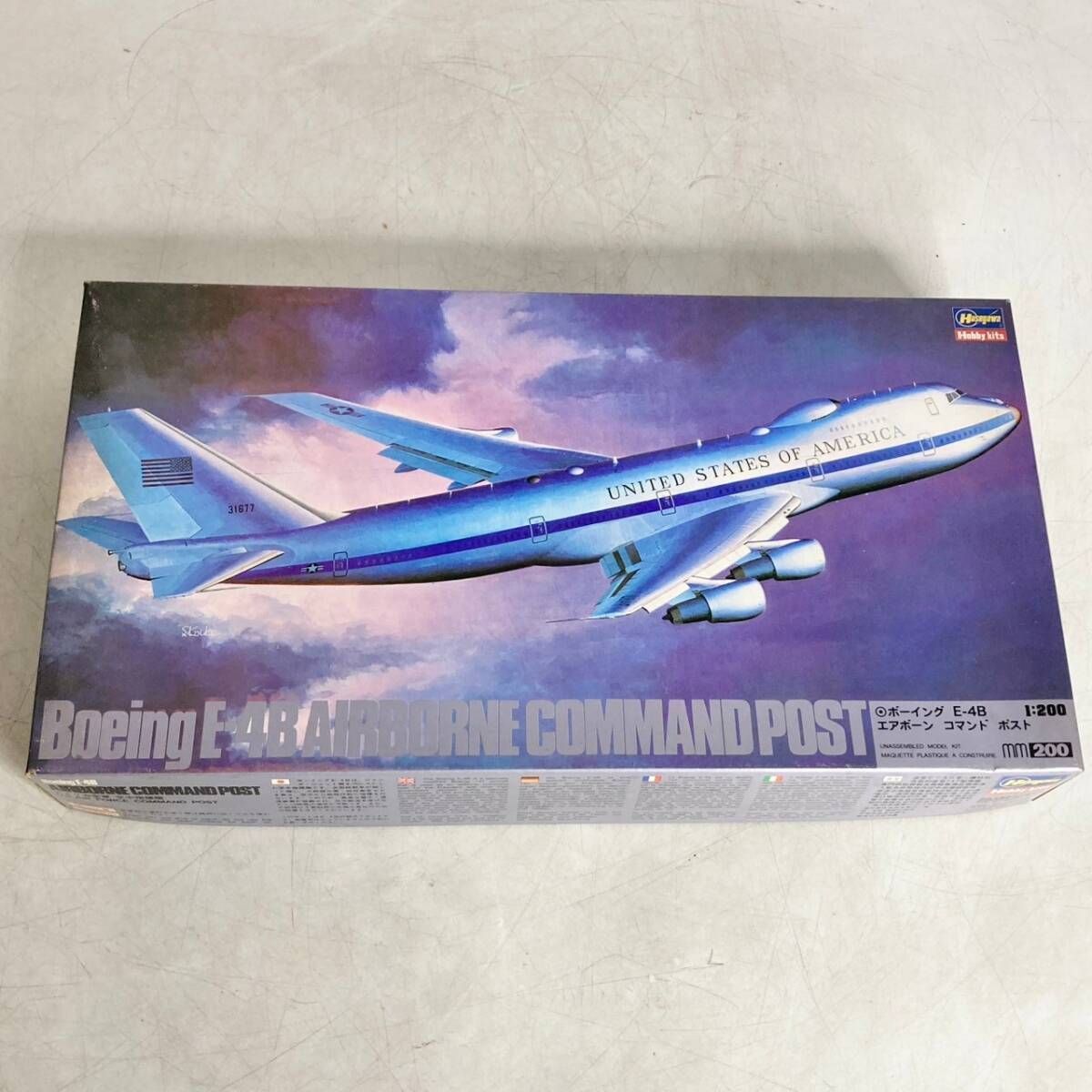 未組立 現状品 プラモデル Hasegawa ハセガワ Boeing E-4B AIRBORNE COMMAND POST ボーイング ...