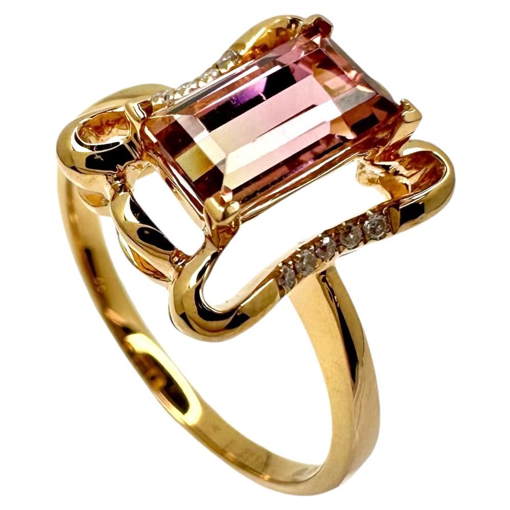 ★★最終特価品 13号 バイカラートルマリン 1.211ct ダイヤモンド 計0.055ct リング・指輪 K18ゴールド 18金 3.1g レディース 【中古】【真子質店】【NN】 - メルカリ