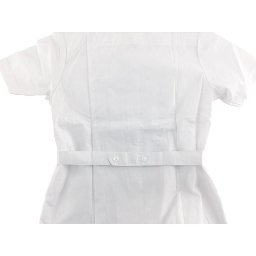 半袖看護衣 ワンピース ブロード 医療用 看護師 介護士 L ホワイト - メルカリ