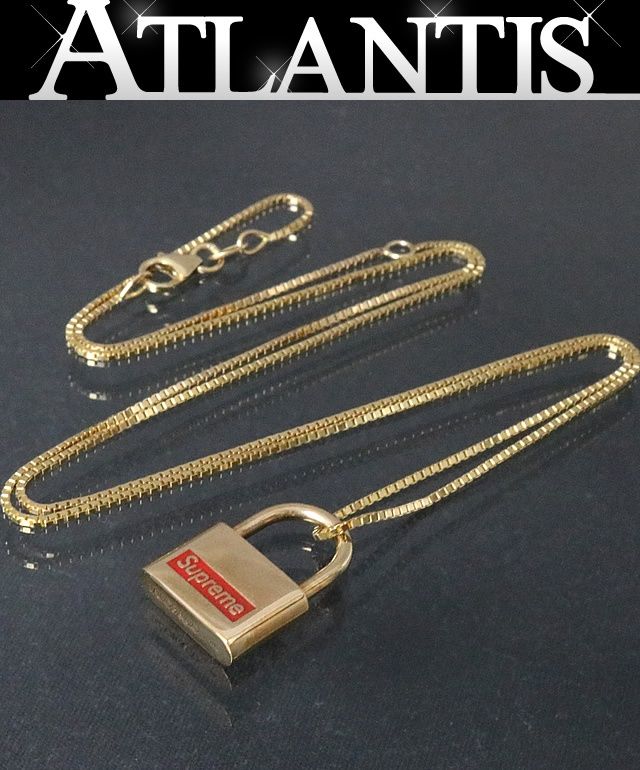 SUPREME 銀座店 シュプリーム 20AW Jacob＆Co 14K Gold Look Pendannt ネックレス ゴールド ...