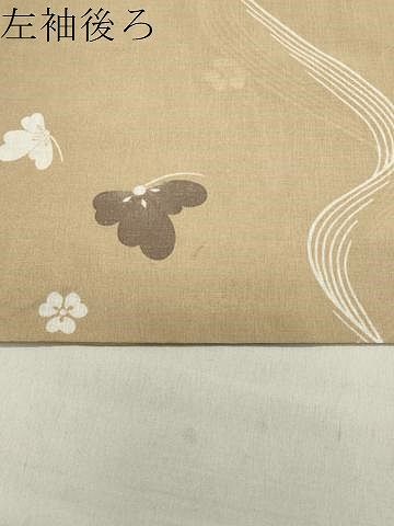平和屋着物＊夏物 小紋 紗 吉祥文 洗える着物 CAAW9916gh