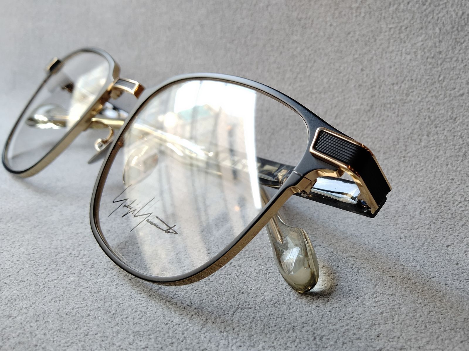 YOHJI YAMAMOTO (ヨウジヤマモト) EYEWEAR19-0073/1.LIGHT GOLD YOHJI YAMAMOTO (ヨウジヤマモト) EYEWEAR19-0073/1.LIGHT GOLD