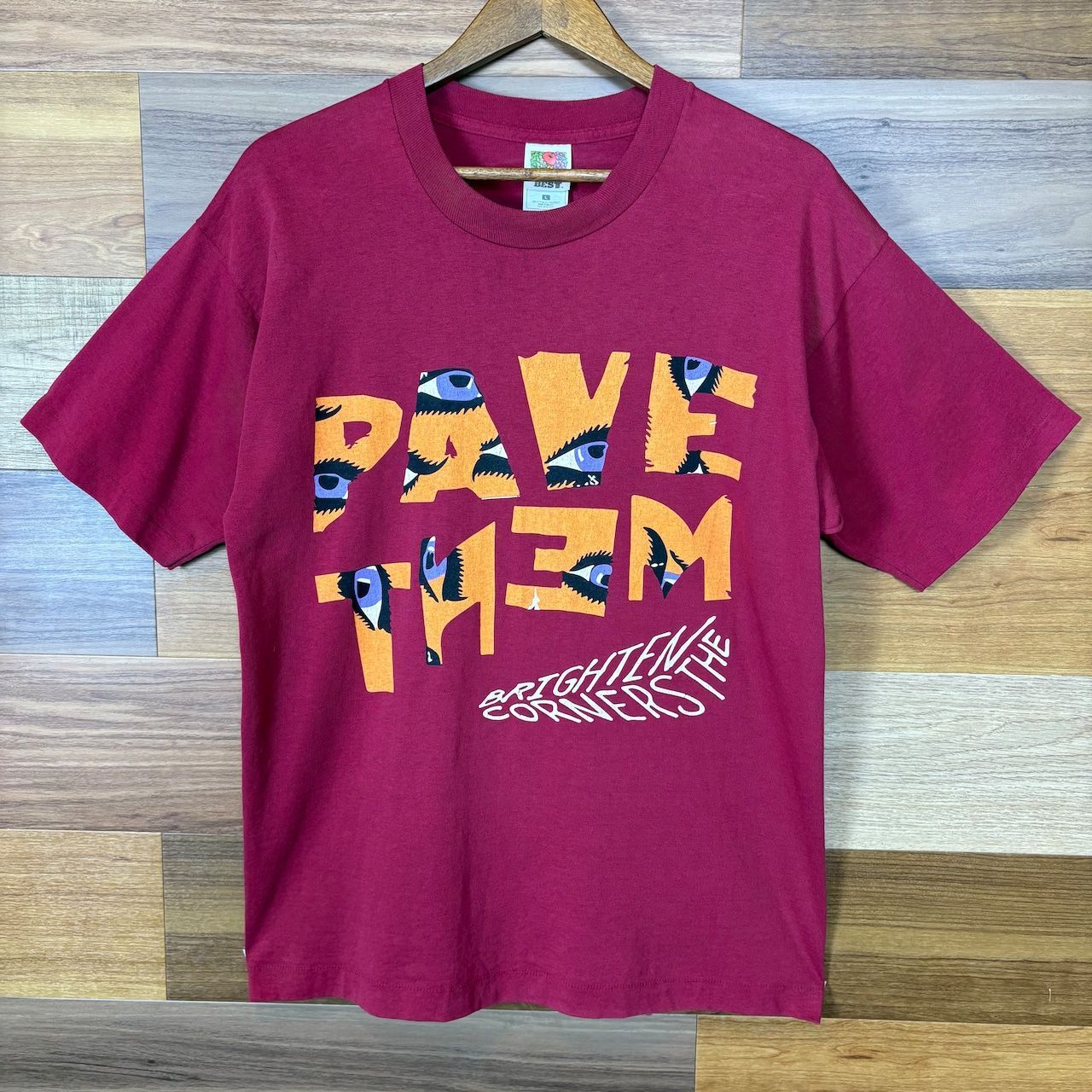 90s PAVEMENT Brighten The Corners ペイブメント T-sh Tシャツ サイズ メンズ L ロックT バンドT ...