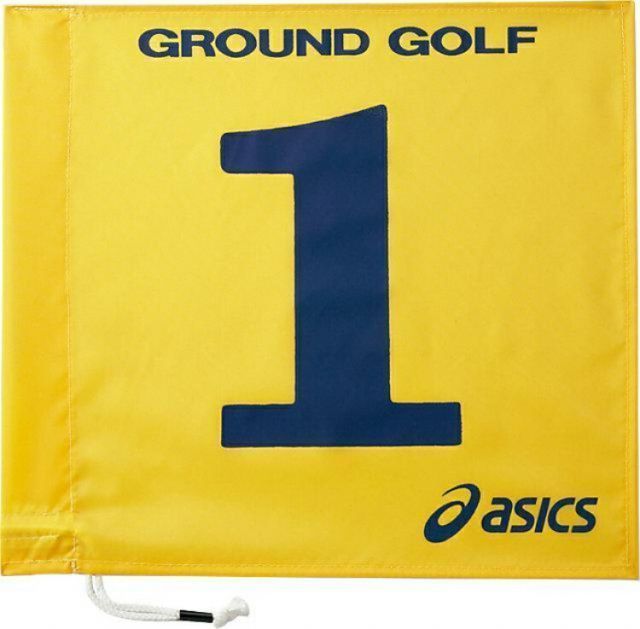 asics アシックス FLAG (1 COLOR TYPE) YELLOW 3 GGG065 4 | スポーツ用品 スポーツ グッズ ツール ...