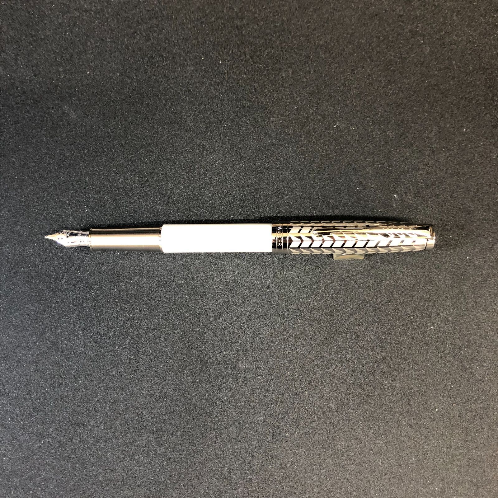 PARKER パーカー ソネット プレミアム メタル＆パールCT 万年筆 ペン先 F（細字） 1931547 - メルカリ