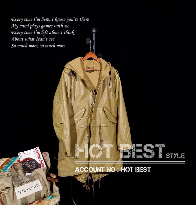 カウハイド USAF TYPE M51 アメカジ メンズ 革ジャン レザーコート