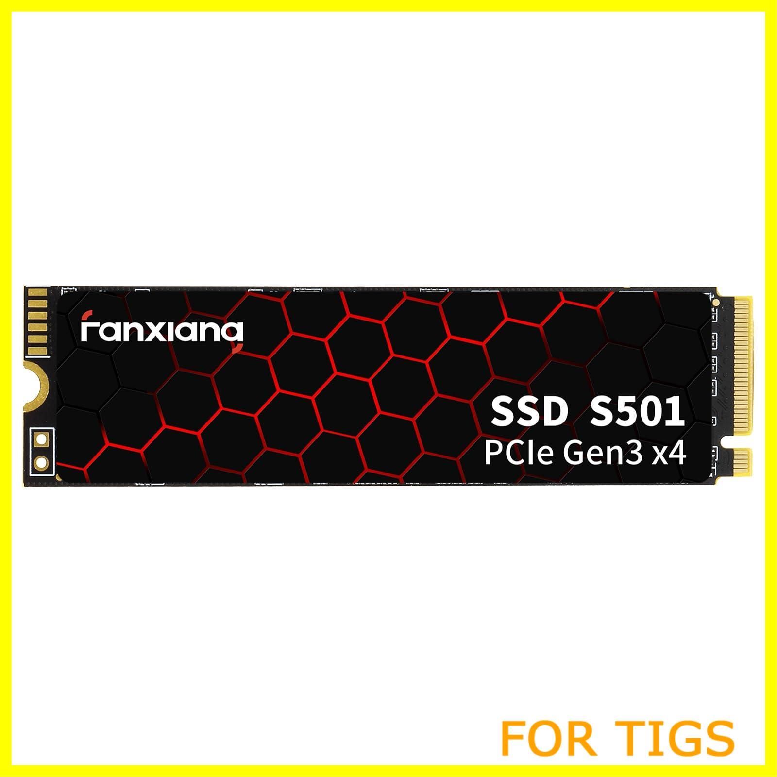 【新着商品】fanxiang S501 1TB SSD NVMe 1.3 PCIe Gen3x4 M.2 2280 内蔵SSD 3D NAND ...
