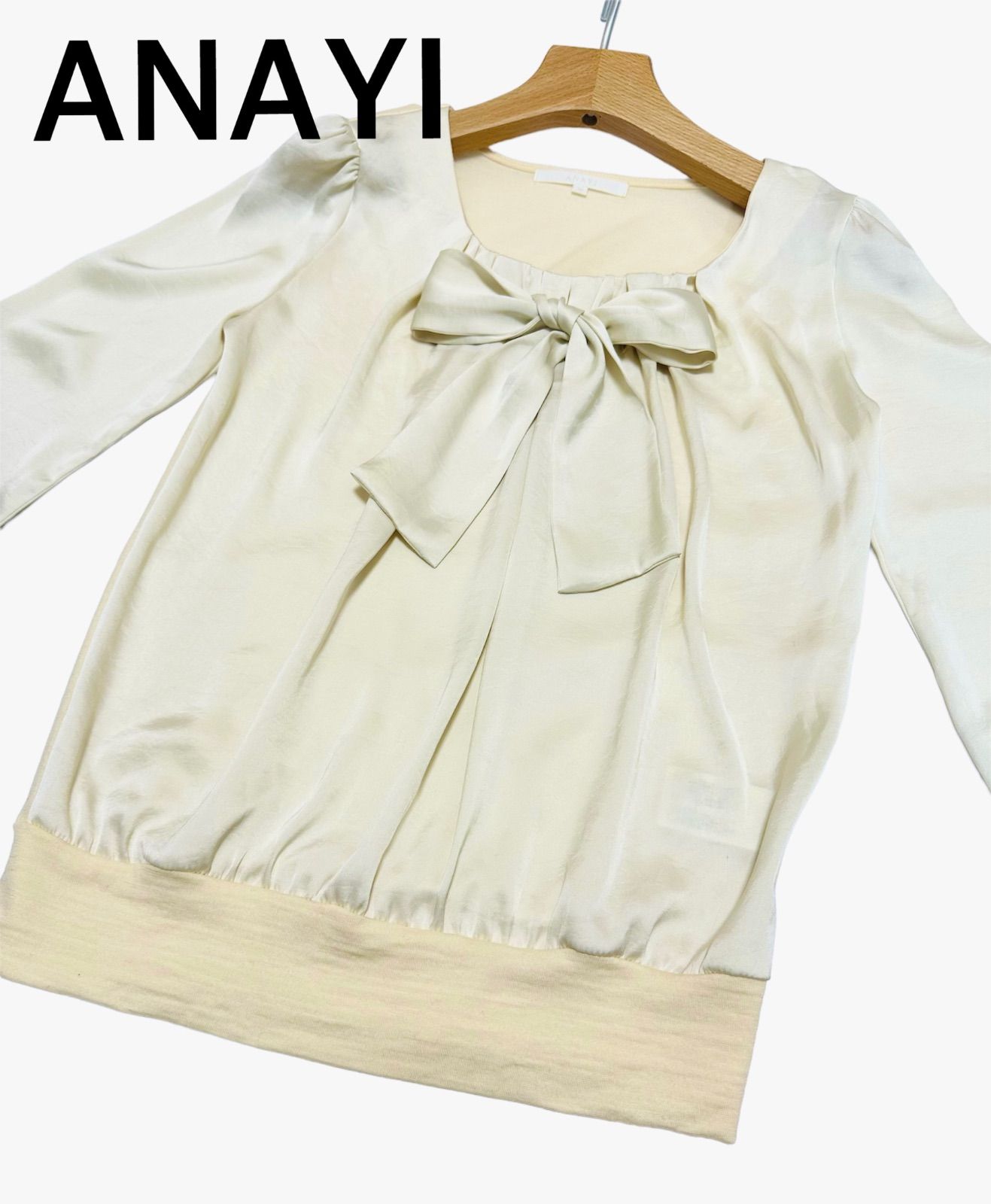 【大特価】ANAYI 2way ボウタイ ブラウス 長袖 38サイズ - SHOP ReEN - メルカリ