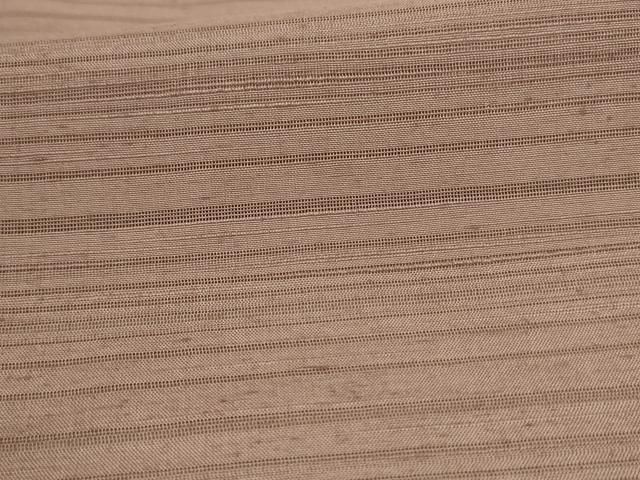 平和屋着物＊夏物 銀座きしや 色無地 絽 紬地 柴染色