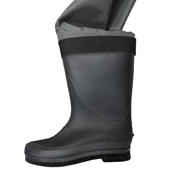 WAVE GEAR 透湿防水 ウェーディングパンツ WG-4256 グレー フェルト