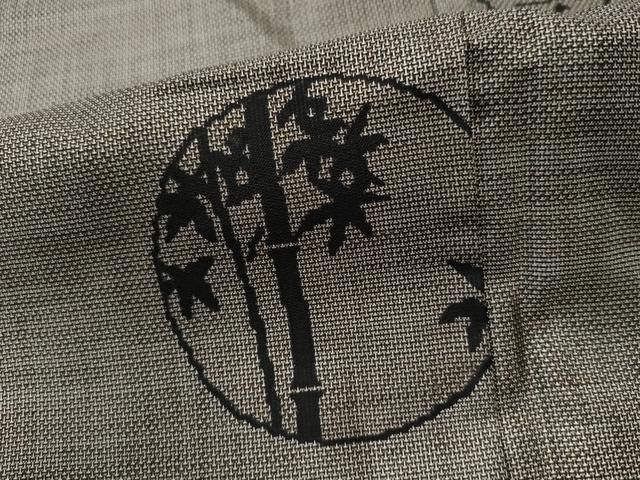 平和屋着物○本場大島紬 訪問着 9マルキ 泥染め 松竹梅丸文 恵大島紬