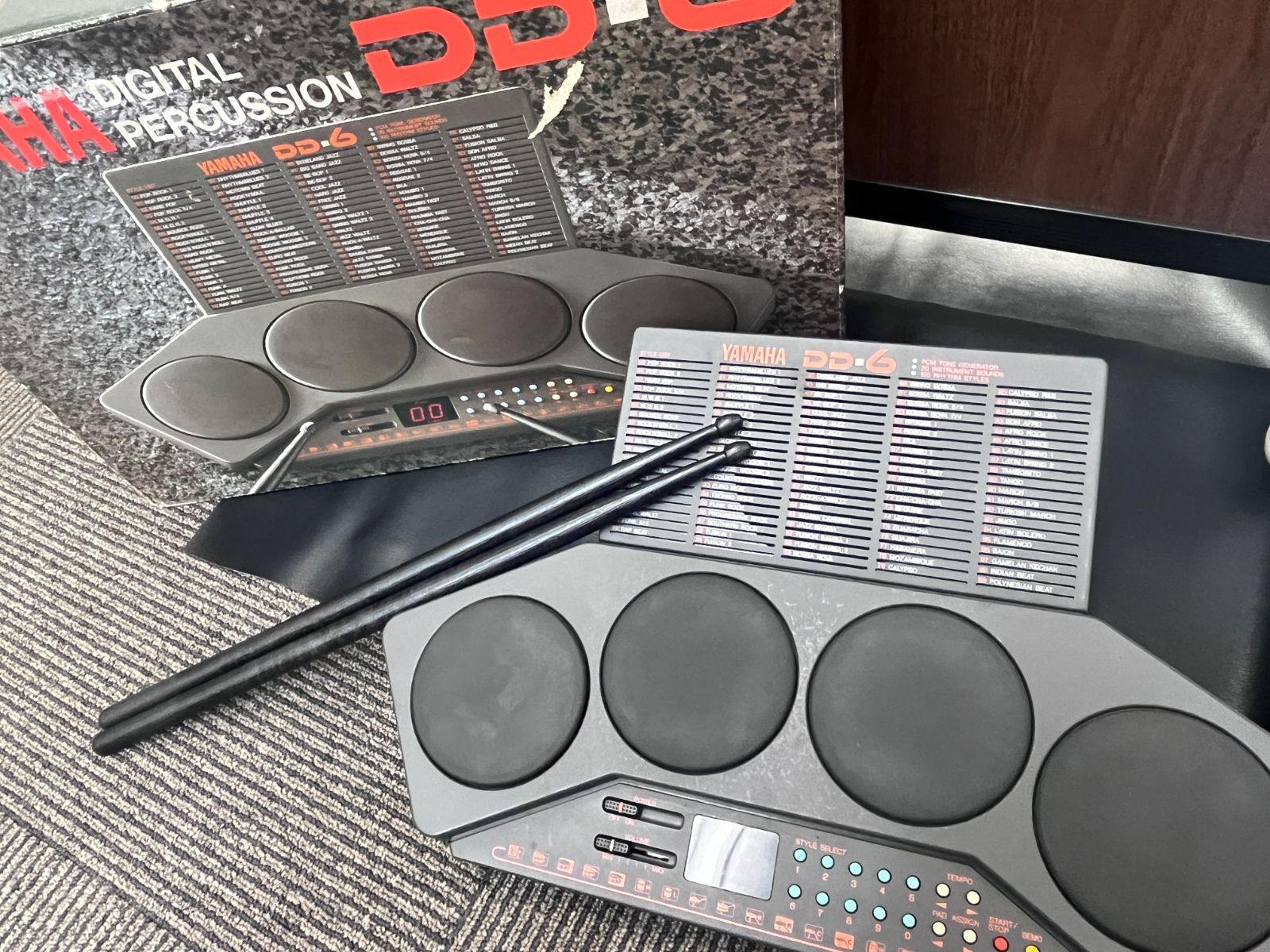 N【中古品・練習用】YAMAHA DD-6 電子ドラム DigitalPercussion デジタルパーカッション 初心者用 中級者用 自宅用 ...