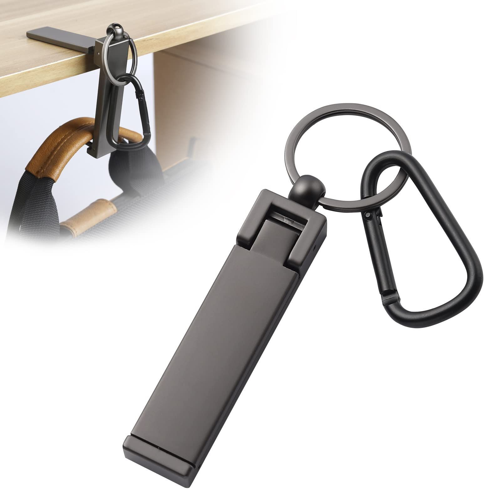 Labato バッグハンガー カバン掛け フック 耐荷重16㎏ 高強度タイプ テーブルフック バッグフック リュック掛け 万能バッグハンガー ...