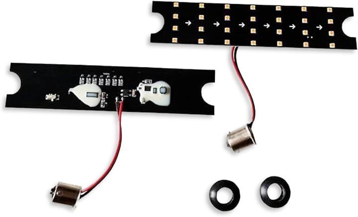 MTP & Style シーケンシャル 流れる LED サイド ウインカー ノーマル点灯 切替スイッチ 12v-24v 兼用 S25 1156 ...