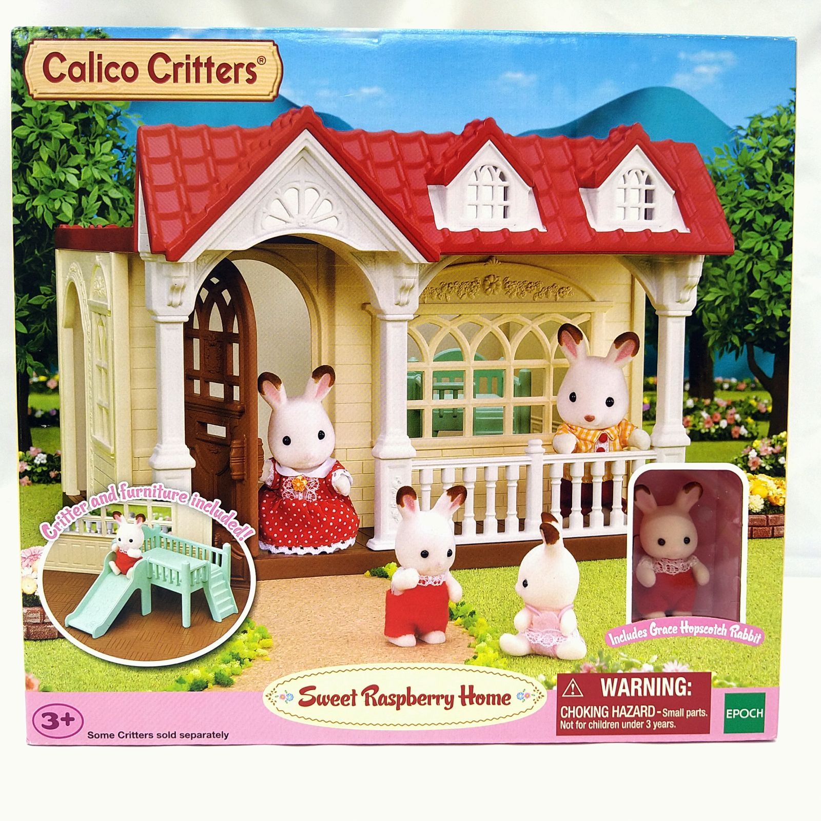 Calico Critters Sweet Raspberry Home カリコ・クリッターズ スイートラズベリーホーム シルバニアファミリー ...