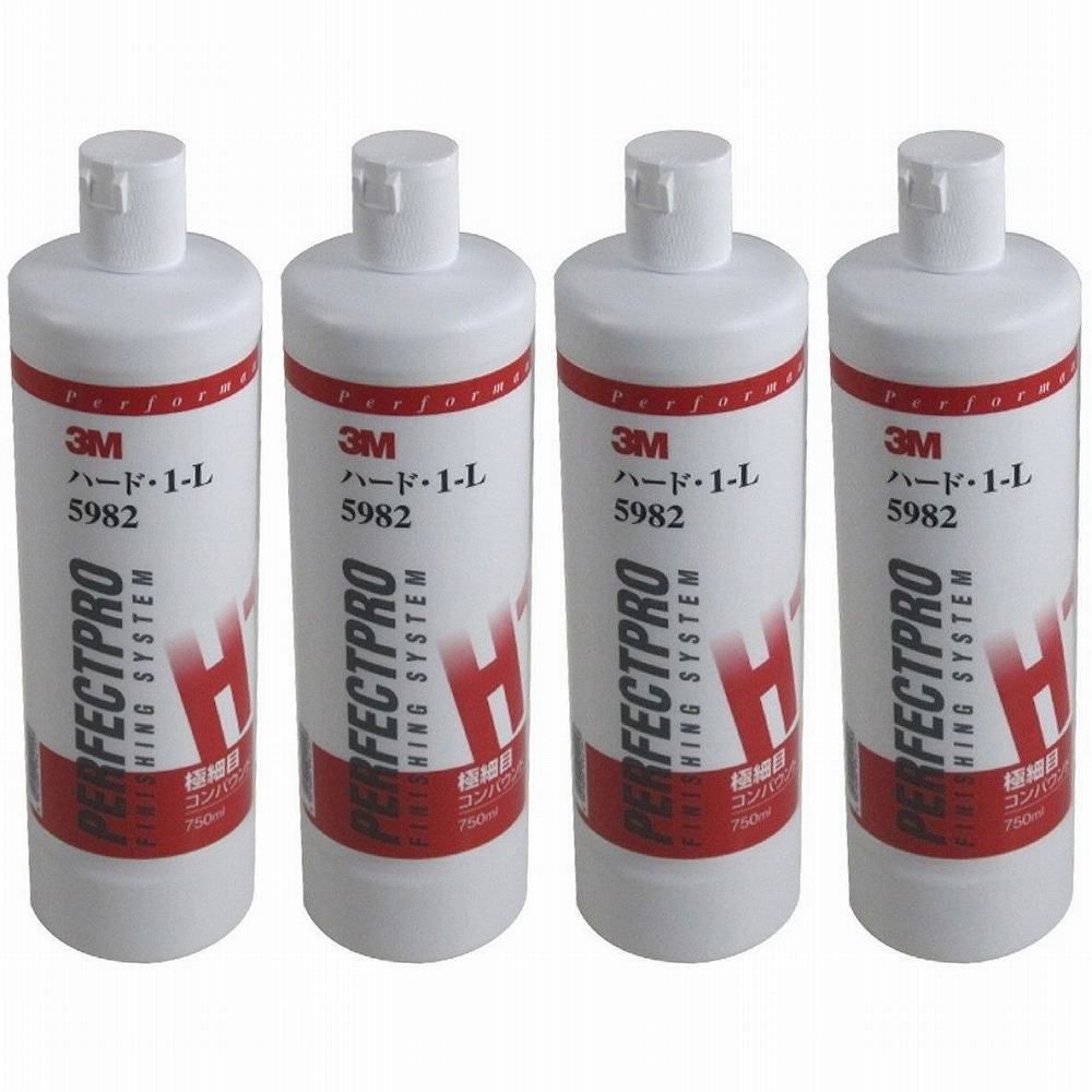 スリーエムジャパン(3M) - ハード・1-L 5982 極細目コンパウンド(750ml) 4個セット【BT-18】 - メルカリ