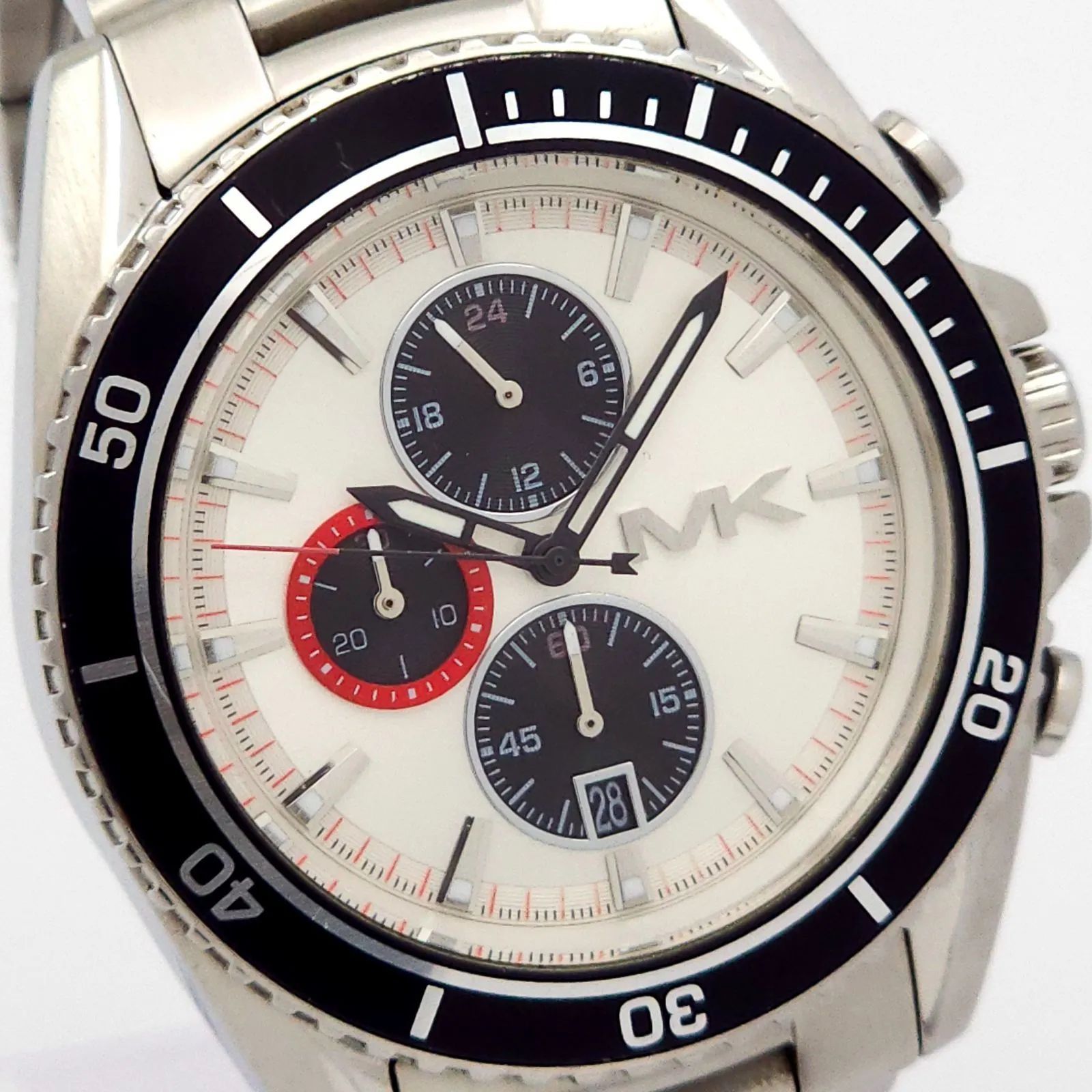 ★良品 MACHAEL KORSマイケルコース MK-8339 クロノグラフ QZ 動作品 - メルカリ