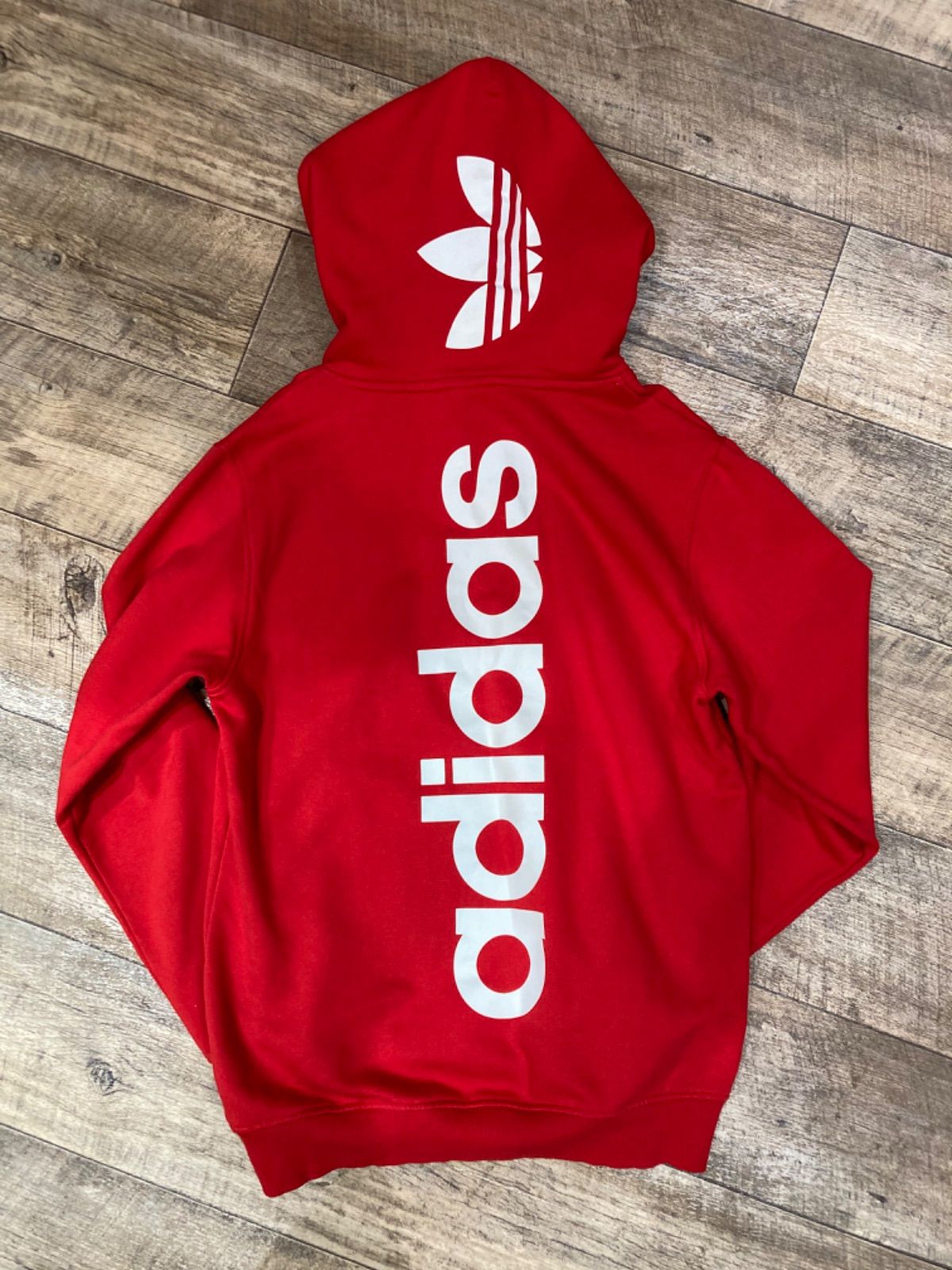 adidas アディダス パーカー ビッグロゴ バックプリント M adidas アディダス パーカー ビッグロゴ バックプリント M