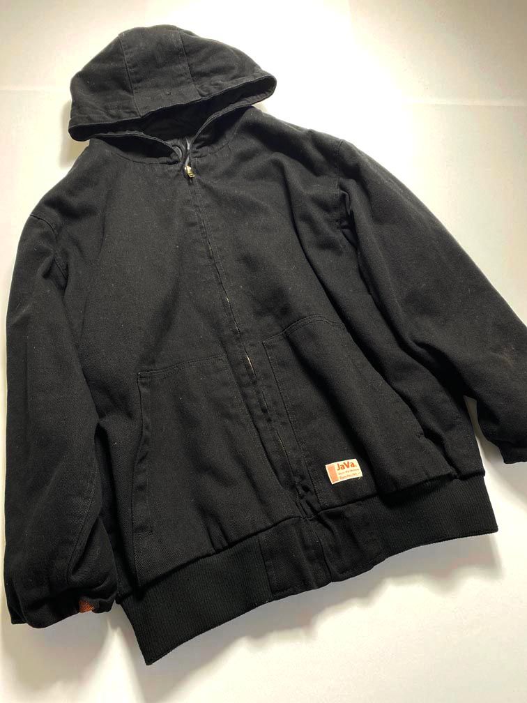 JAVA ジャバ 定価7999円 キルティングコットンフード付き ブルゾン ジャケット sizeM/黒 レディース - メルカリ