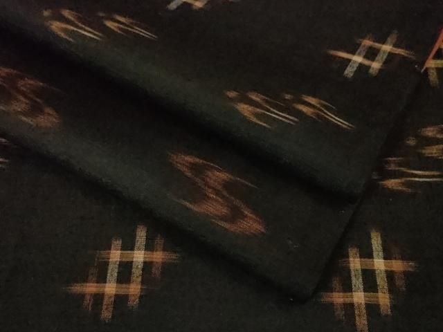 平和屋本店□極上 国指定重要無形文化財 本場久米島紬 手織 逸品