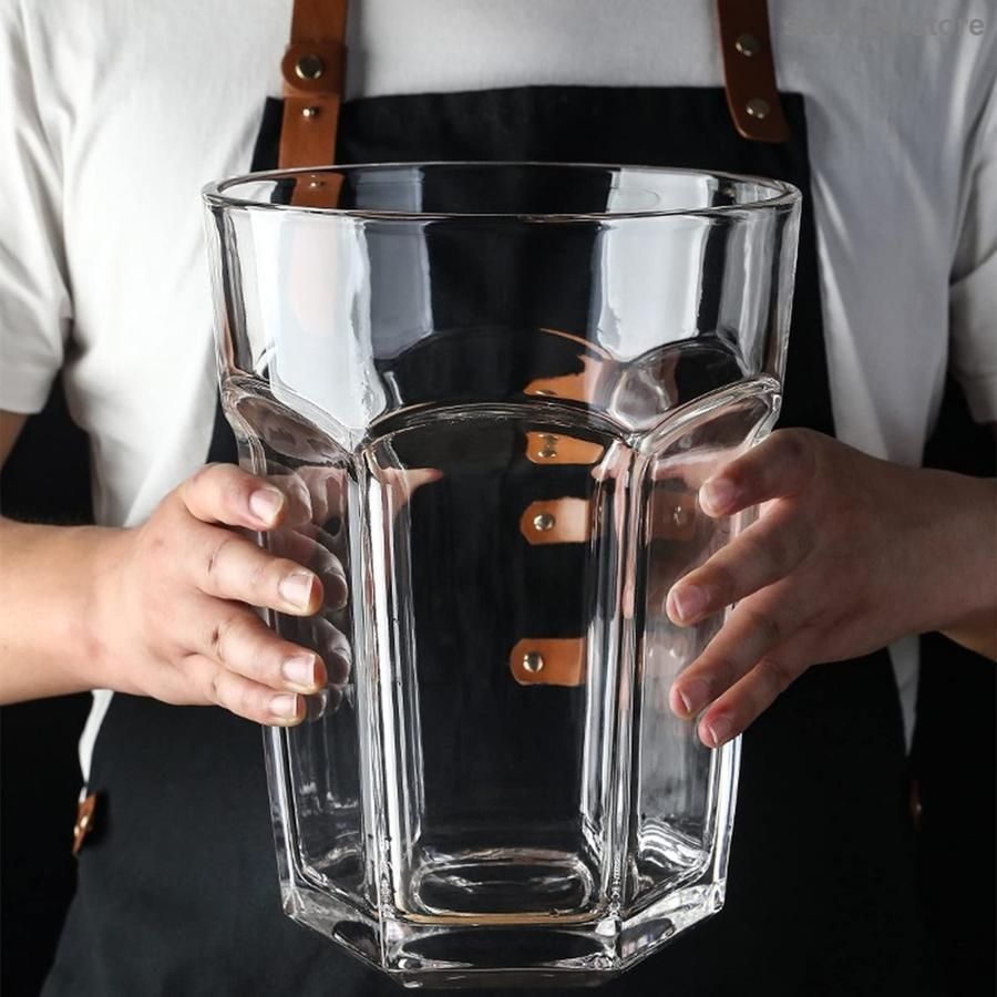 超大ビールジョッキ 特大ブランデーグラス 4000MLコーディアルグラス 大容量ビールジョッキ メガ角ハイジョッキ 特大スムージーカップ かき - メルカリ