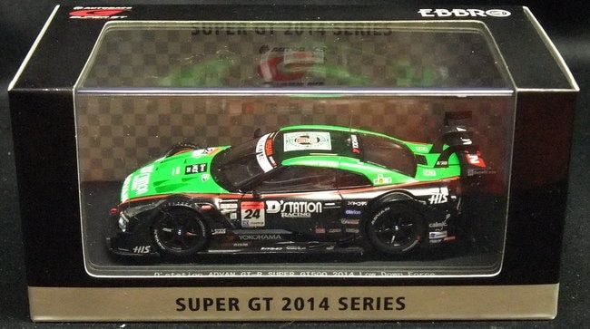 エムエムピー 1/43 EBBRO D`station ADVAN GT-R SUPER GT500 2014 Rd.2 Fuji No.24 45103 - メルカリ
