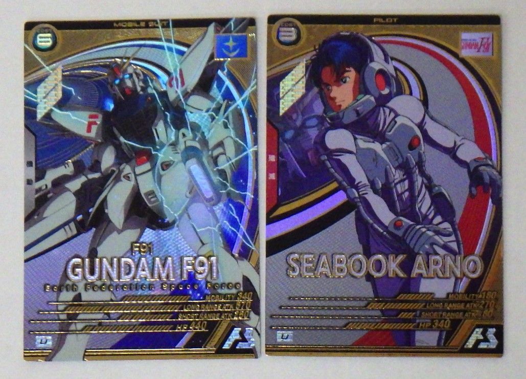 44.アーセナルベース UT01-018 U ガンダムF91 UT01-054 U シーブック・アノー 2枚セット - メルカリ
