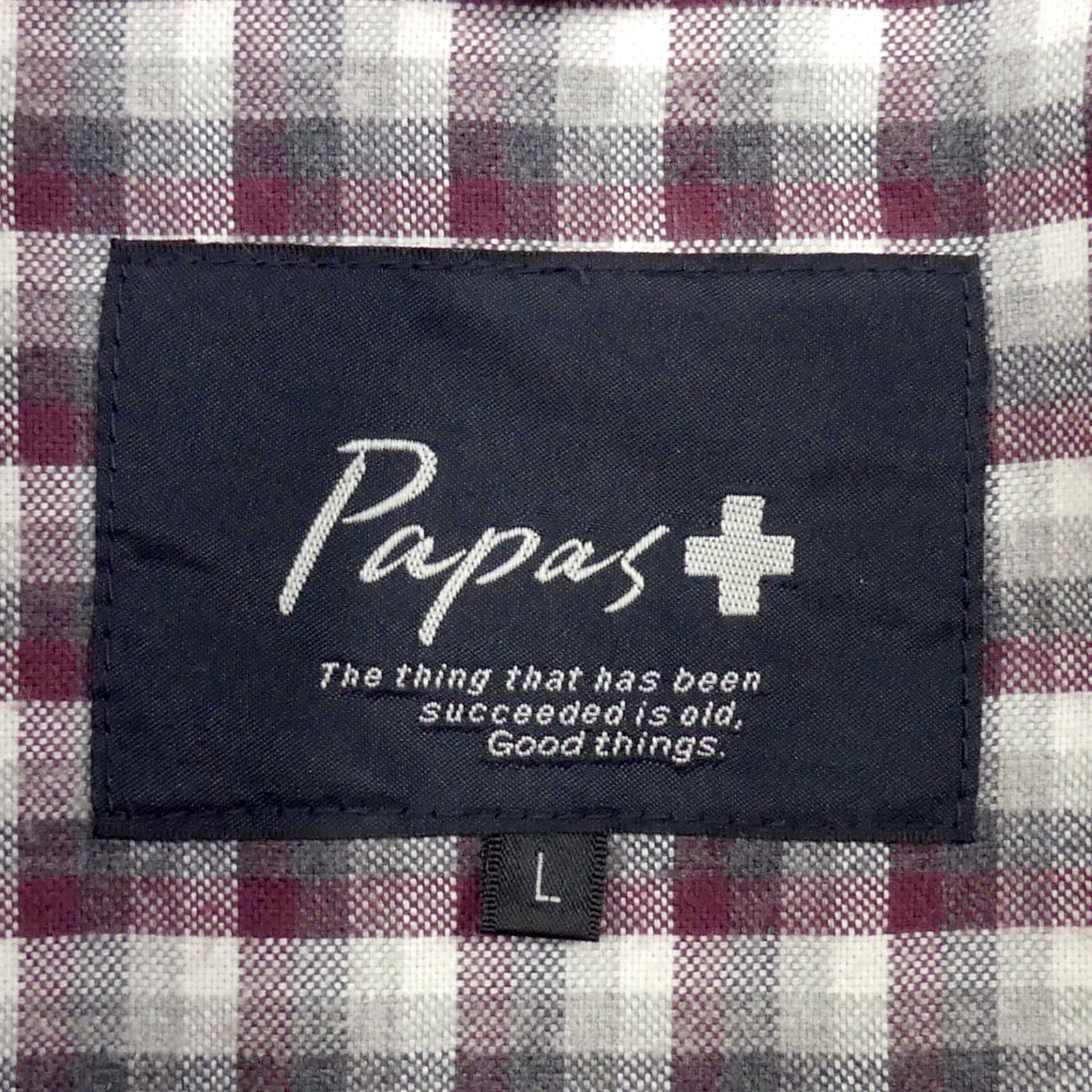 Papas パパス ジャケット L ブルゾン 赤 古着 メンズ ジャケット Papas パパス ジャケット L ブルゾン 赤 古着 メンズ ジャケット