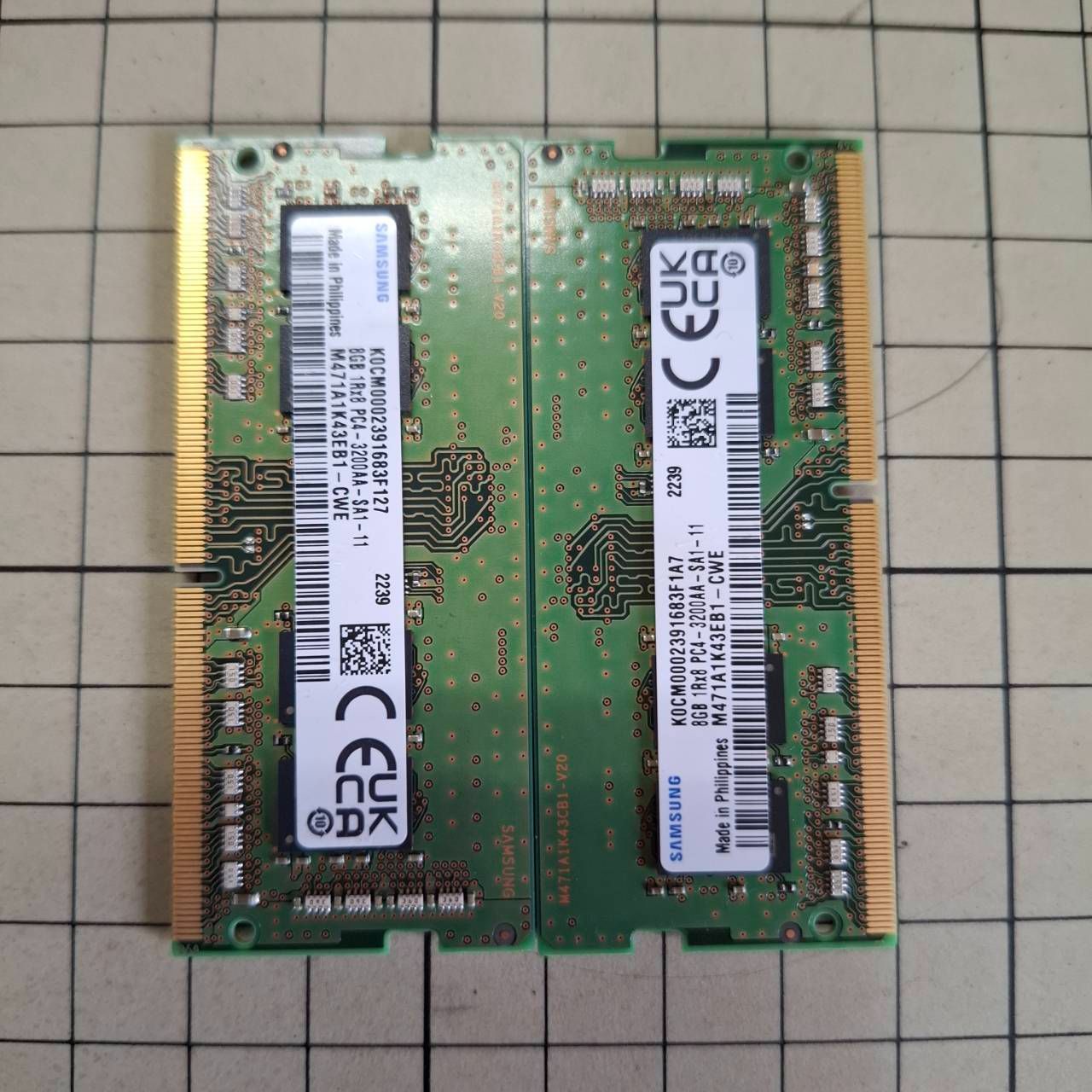 SAMSUNG PC4 3200AA 8GB ノートPC SO-DIMM DDR4×2 16GB - メルカリ