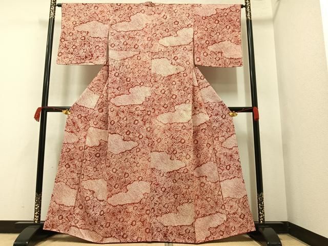 平和屋着物□上質な小紋 総絞り 花尽くし 正絹 逸品 AAAX9030ph - メルカリ