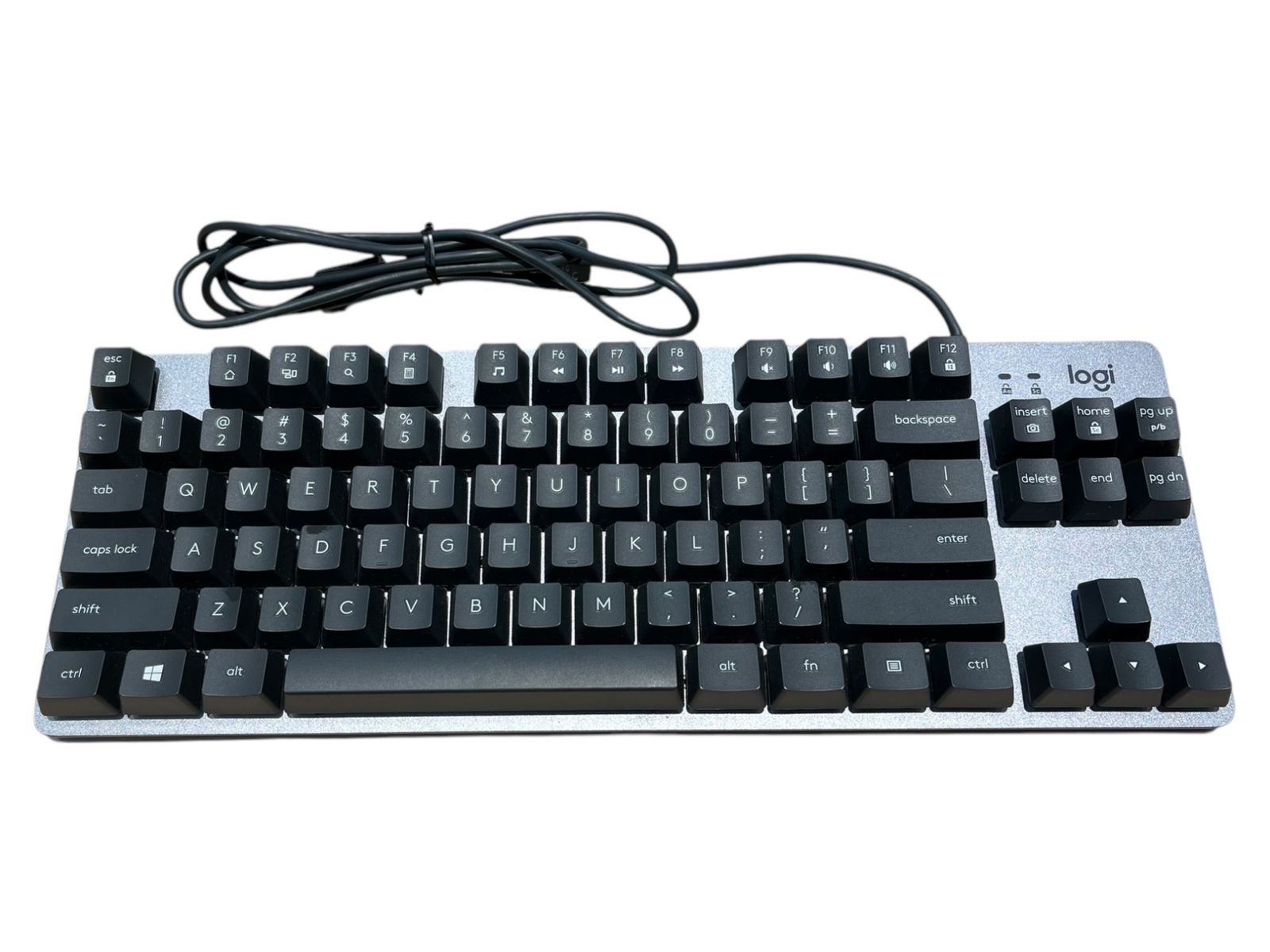 Logitec (ロジテック) メカニカル キーボード 有線 K835 TKL グレー シルバー 家電/043 - メルカリ