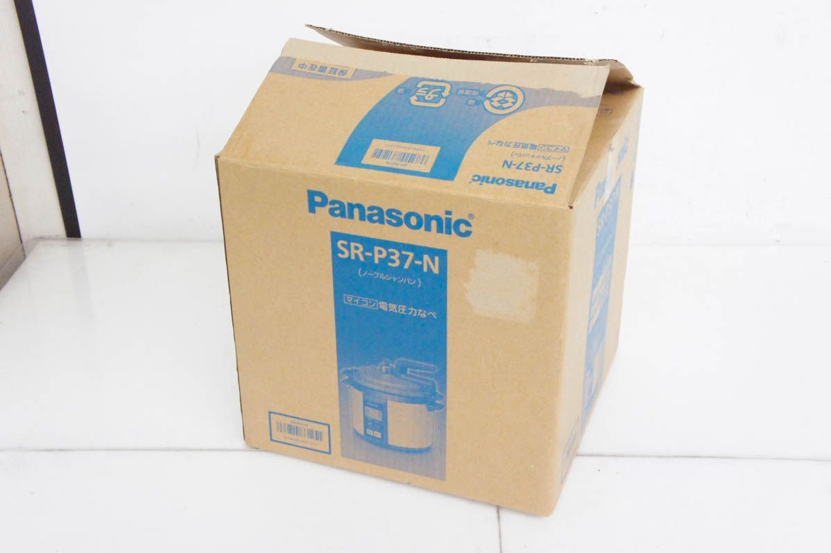 【未使用】Panasonicパナソニック マイコン電気圧力なべ 調理容量2.4L SR-P37 - メルカリ