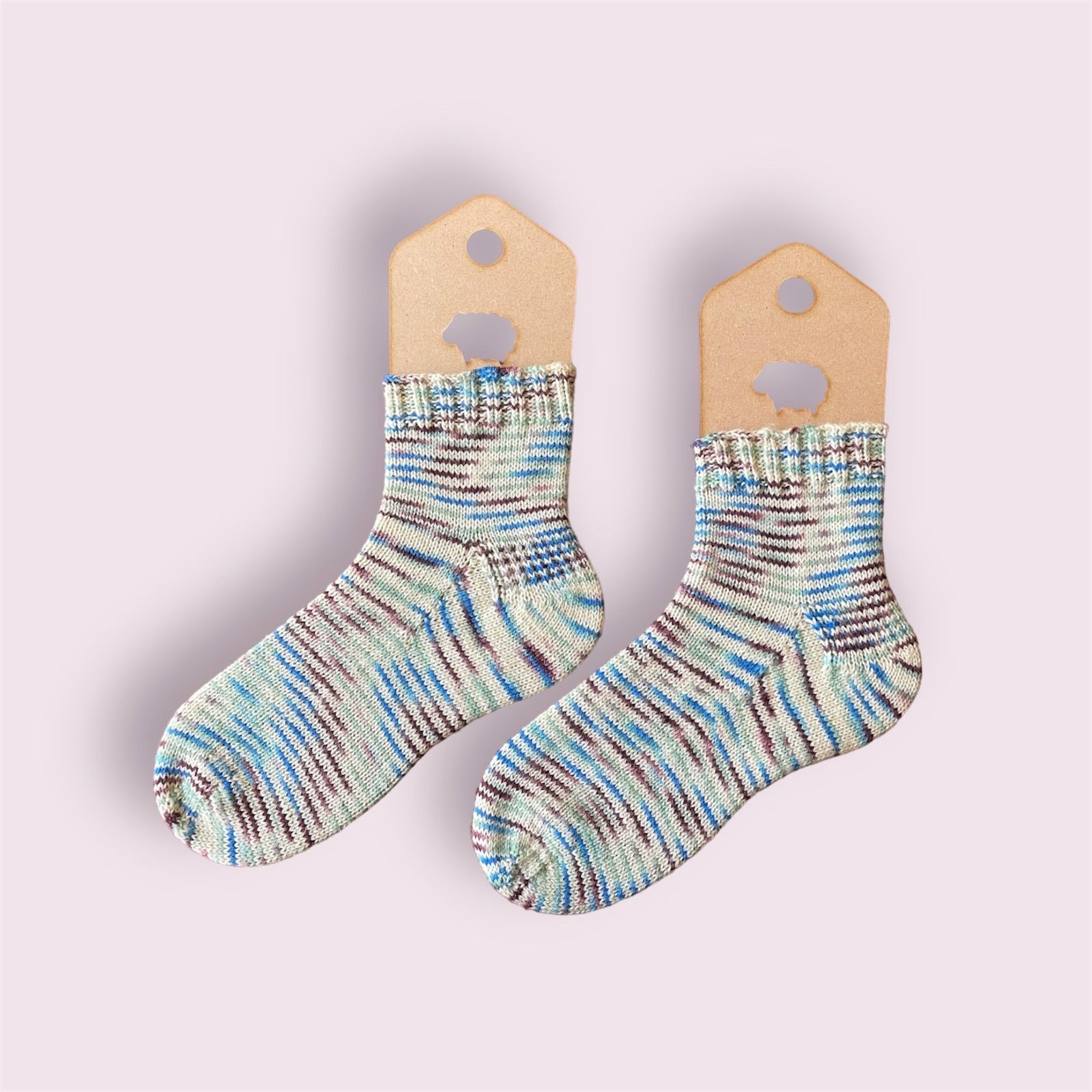 手編みの靴下（No.3） MONDIM #M77 少し大きめ 24〜26 - メルカリ