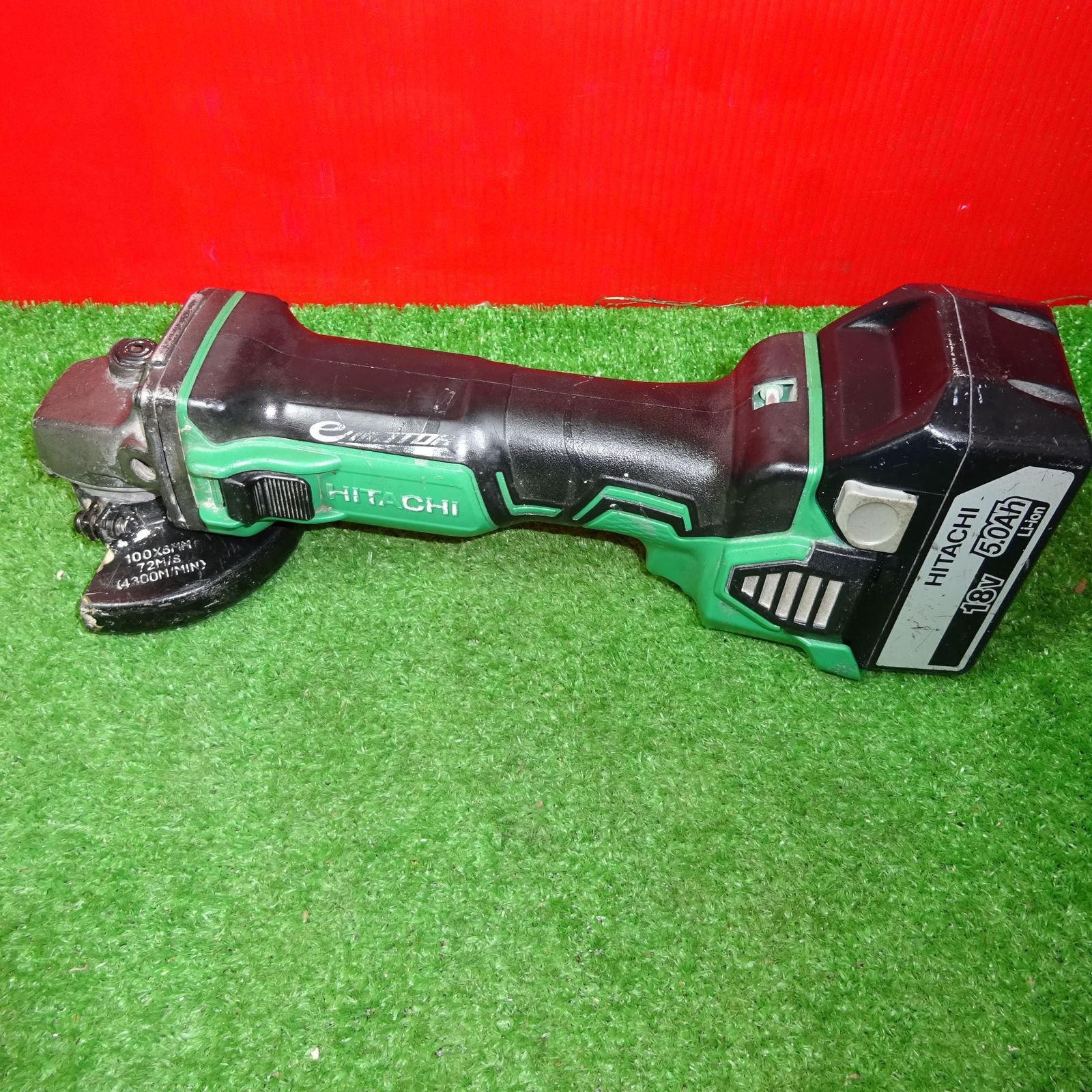 〇ハイコーキ(HIKOKI ※旧:日立工機) コードレスディスクグラインダー 100mm G18DBVL(NN)(L)【岩槻店】 - メルカリ