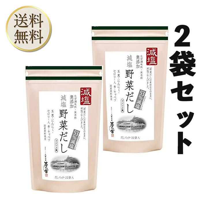 当日出荷 茅乃舎 減塩野菜だし （8g×22袋入) 2袋 かやのや - メルカリ