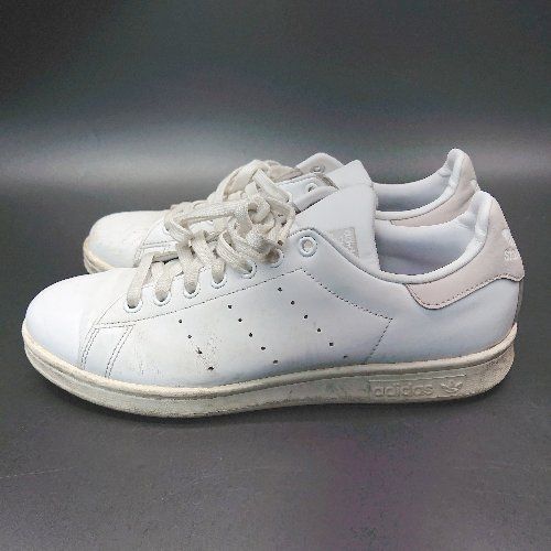 adidas STAN SMITH APC011001 ラウンドトゥ ミッドカット 紐あり 定番モデル スニーカー サイズ26.5 ホワイト ...