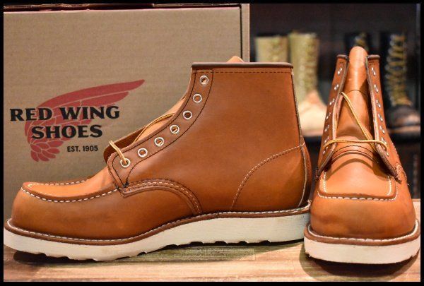 【9E 箱付 未使用 22年】レッドウィング 875 アイリッシュセッター 茶 オロレガシー モックトゥ レースアップ ブーツ redwing ...